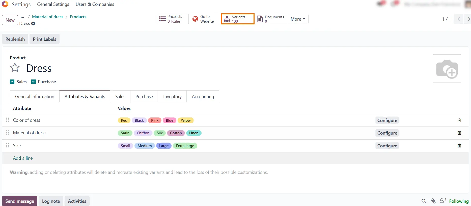 Unlock the Potential of Product Variants Configuration in Odoo 18
